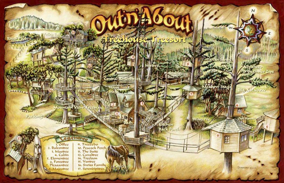 Out'n'About Treehouse Treesort - Treemendous